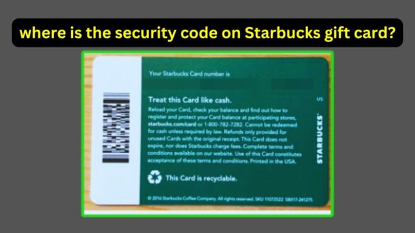 What Is the Security Code on a Starbucks Gift Card? | Markettechtalk