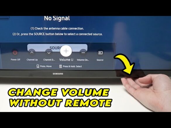 How to Turn Up Volume on Samsung TV Without Remote | Markettechtalk
